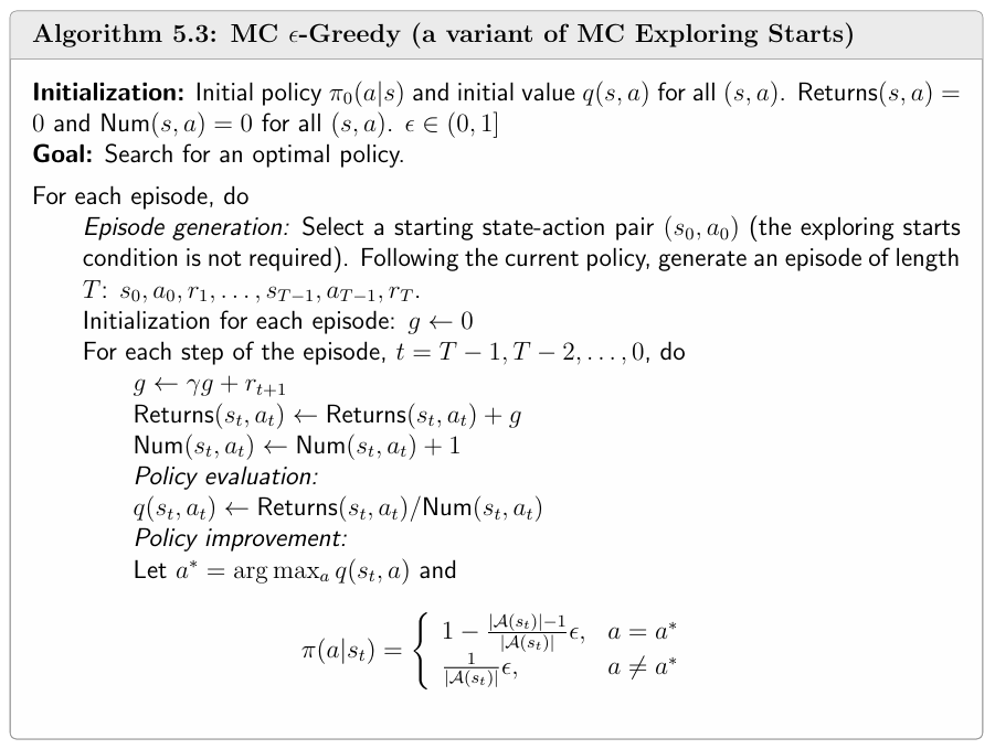Mathematical Foundation of Reinforcement Learning - Algorithms (model ...