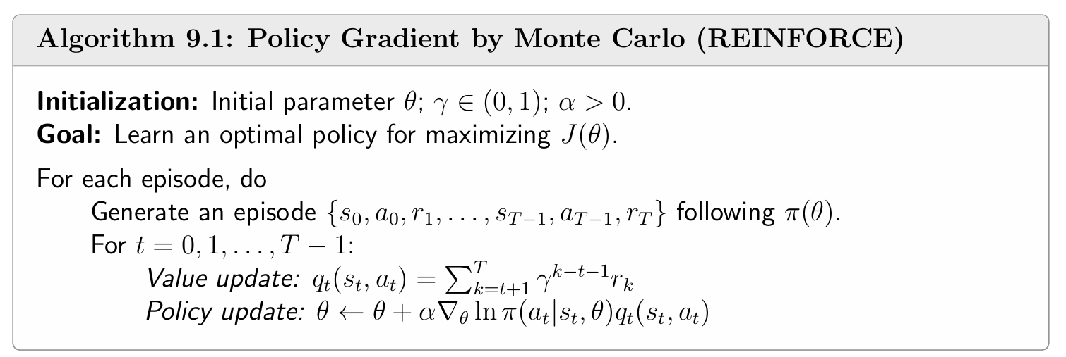 Mathematical Foundation of Reinforcement Learning — REINFORCE and AC ...